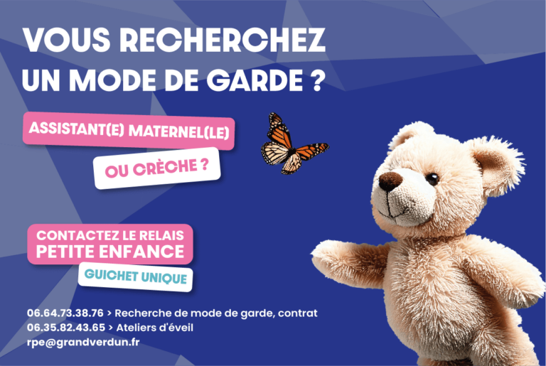 Vous recherchez un mode de garde ? | Communauté d'Agglomération du Grand Verdun | Vivre, Bouger ...